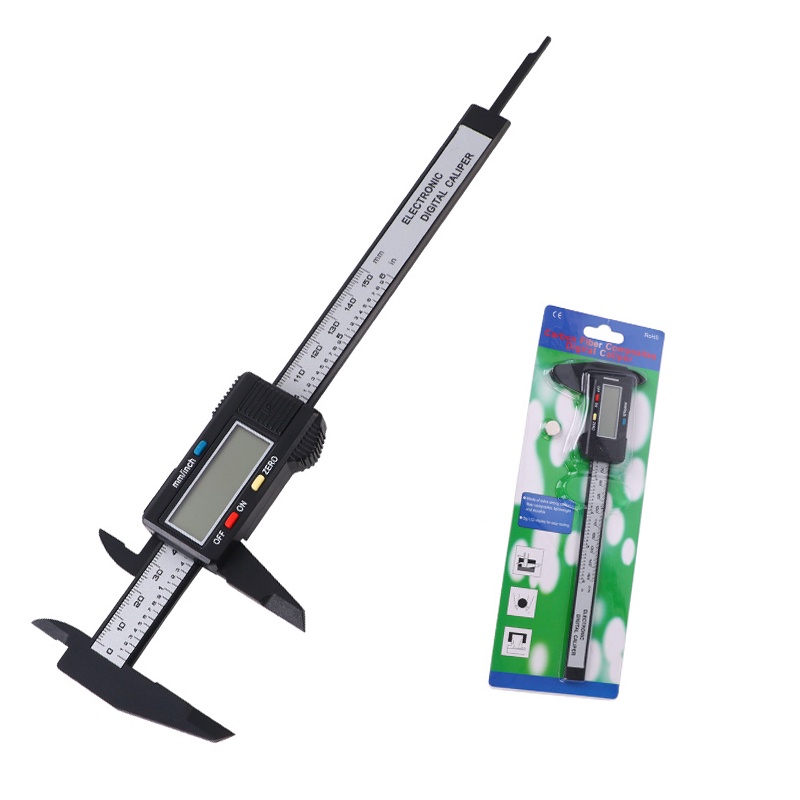 LCD Electronic Vernier 150mm 6Inch Digital Calipers Measuring Tools ...