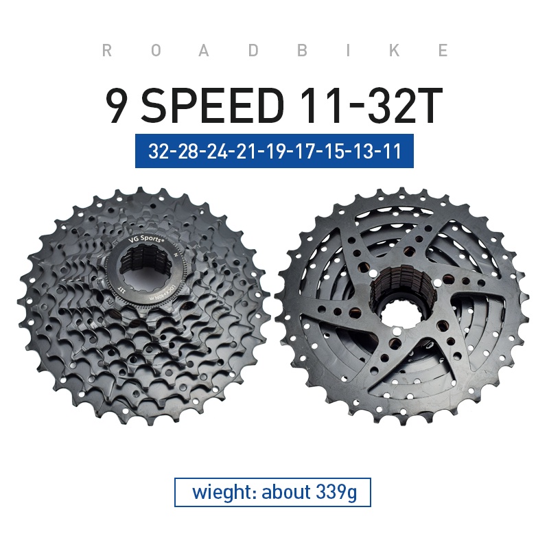 VG Sports 8 9 10 11 Speed Road Bike Cassette 11-25T/28T/32T/34T/36T ...
