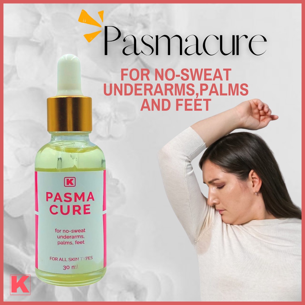 PASMACURE | 30ML | Sweaty Hands | Wet Underarms | Treats Pasma ...