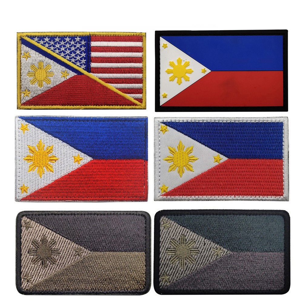 Velcro Armband Flag Patch 3D Embroidered Cloth Sticker Morale Badge ...