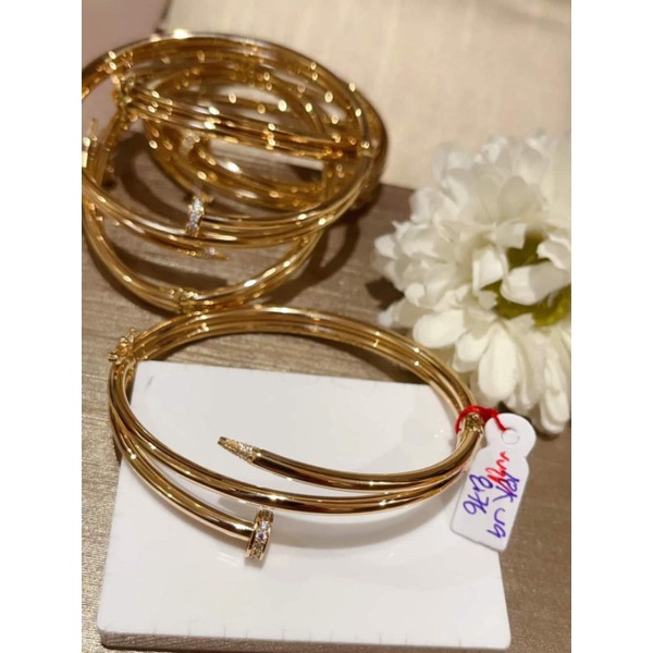 BANGLES JAPAN GOLD 18K PAWNABLE | Shopee Philippines