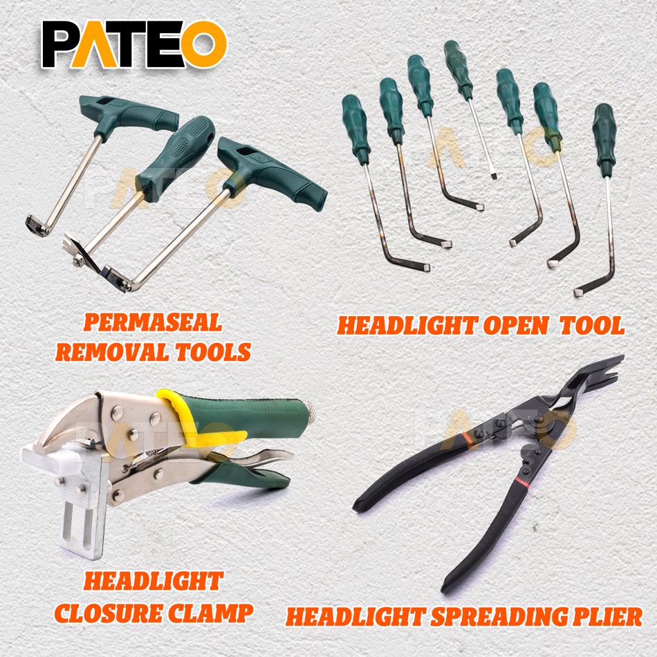 Headlamp Retrofit tool for headlight open spread plier closure clamp ...