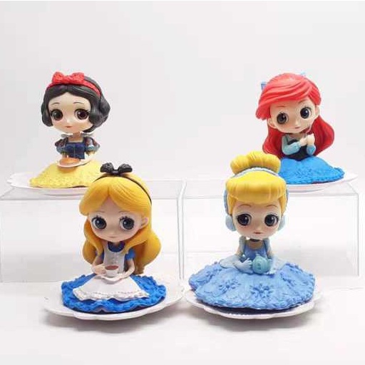 FIGURE QPOSKET DISNEY PRINCESS TEA TIME (NO BOX INCLUDED) | Shopee ...