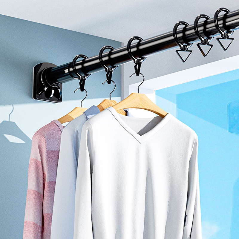 Carbon Steel Adjustable Heavy-duty Pull Clothe Rod Extension Rod ...