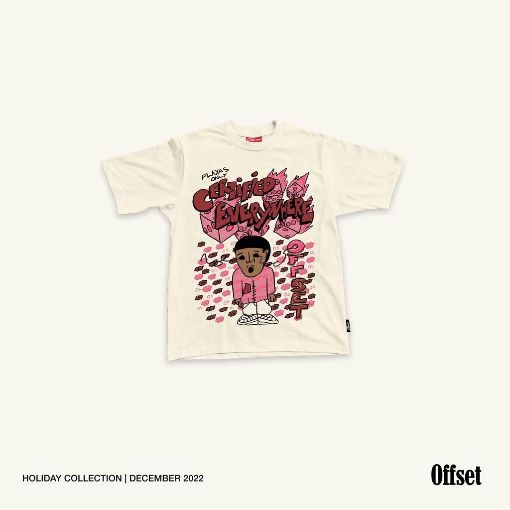 ALL LOCAL BRAND - Offset "CERTIFIED EVERYWHERE" Men T-Shirt (Off White ...