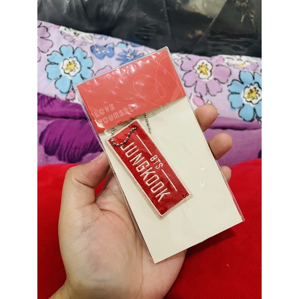 Official SEALED NAME TAG BTS JUNGKOOK MERCH LOVE YOURSELF WORLD TOUR ...