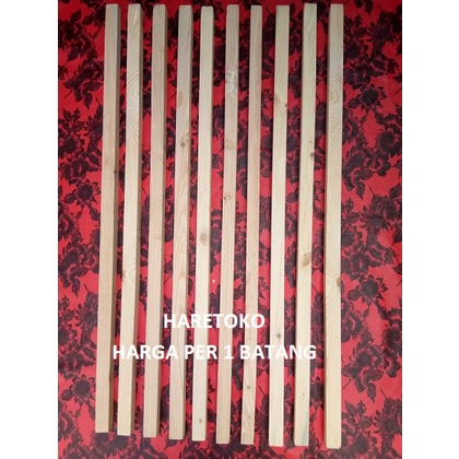 KAYU Wooden Rafters, Dutch Teak Rafters 120X5X2CM Have Been Sewed And ...