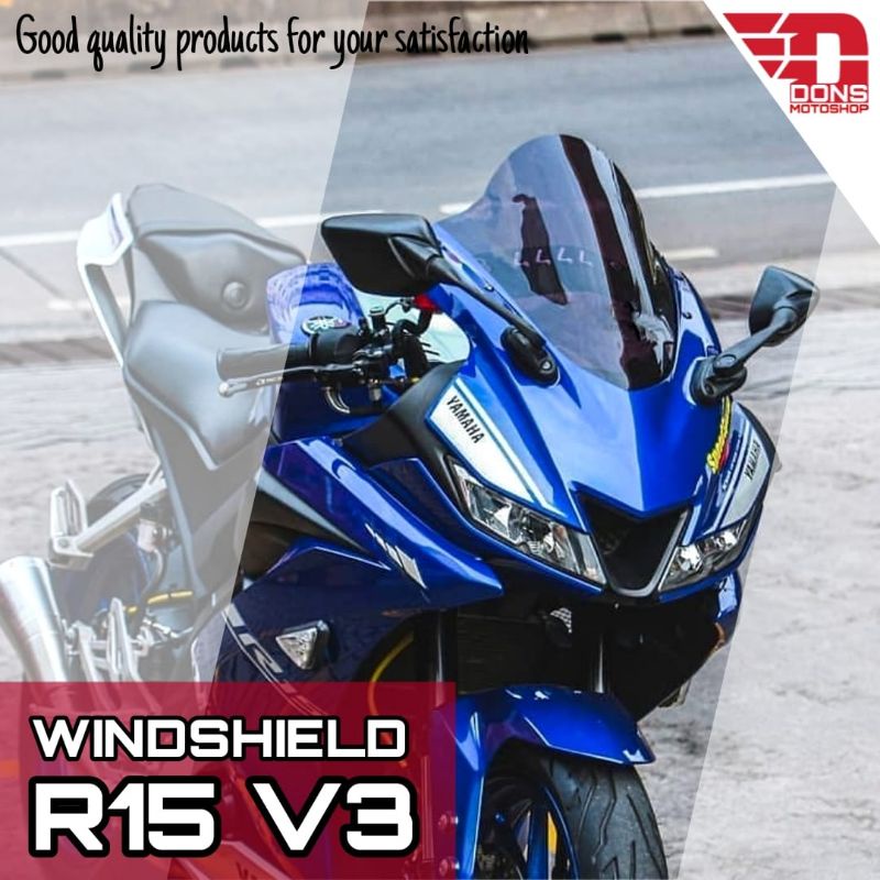 Visor/windshield Yamaha R15 V3 GP Racing Model | Shopee Philippines