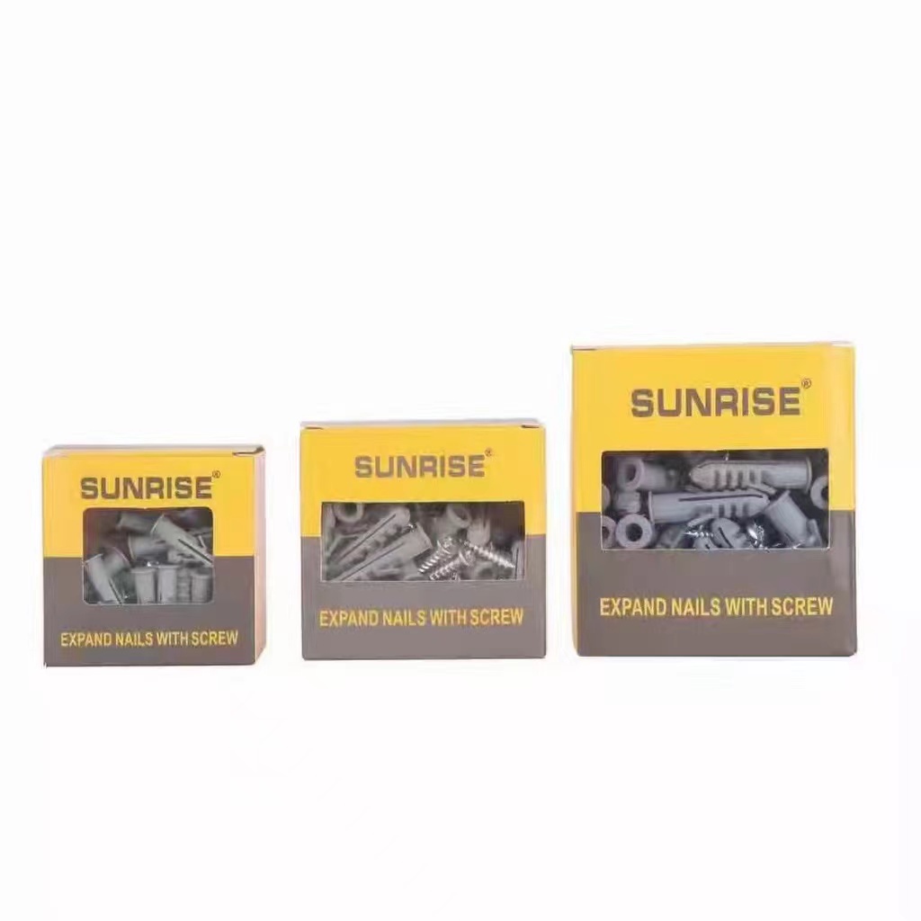 Sunrise Heavy-duty Tox with screw/Expand nails with Screw Per Box(50pcs ...