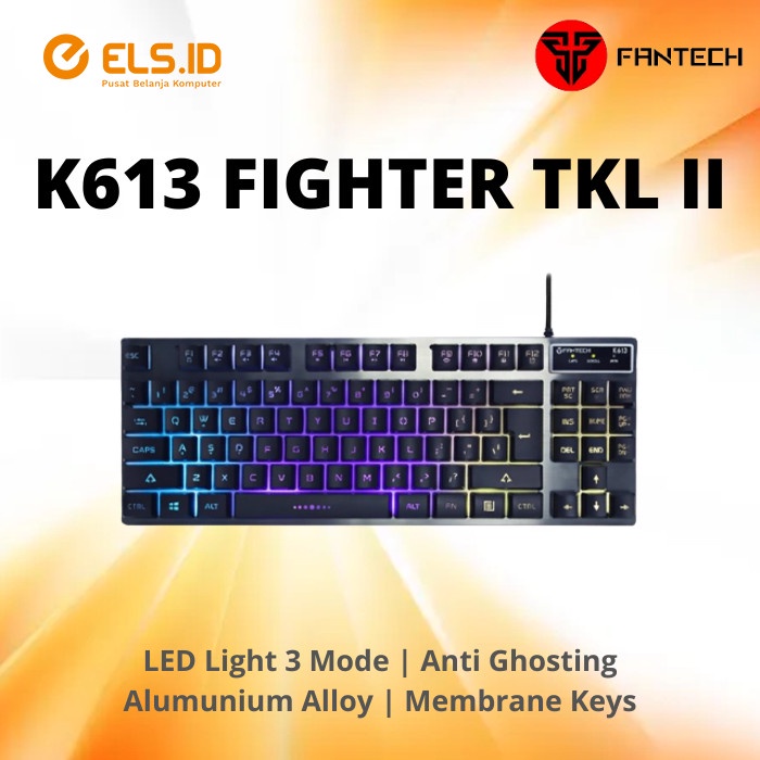 Fantech Fighter II K613 TKL Mini Keyboard Membrane Keys | Shopee Philippines