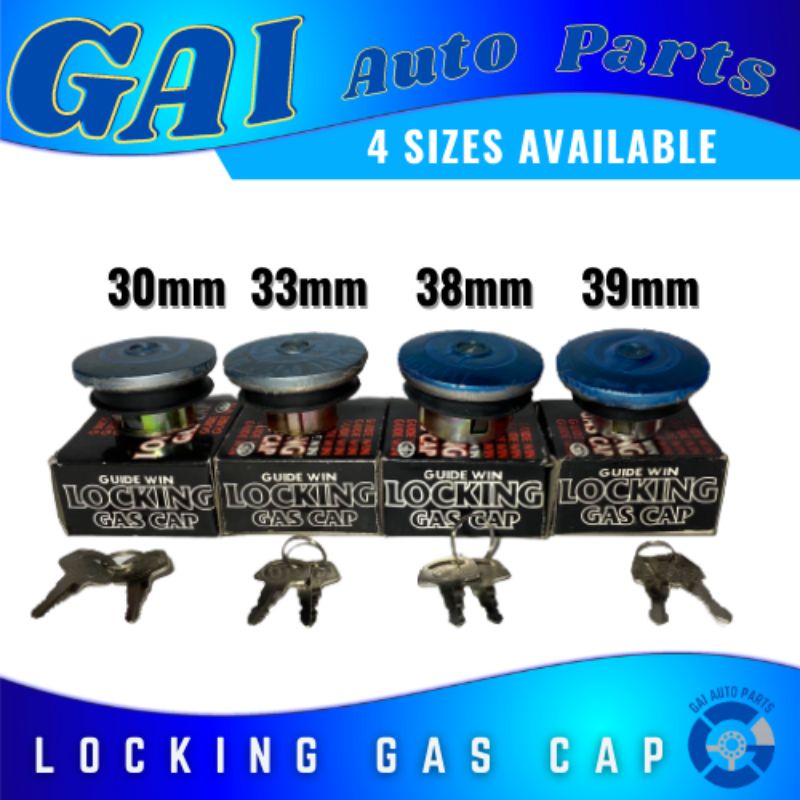 Locking Gas Cap 30/33/38/39mm for MAZDA 1000CC Bus / B1600/1800 (4 ...