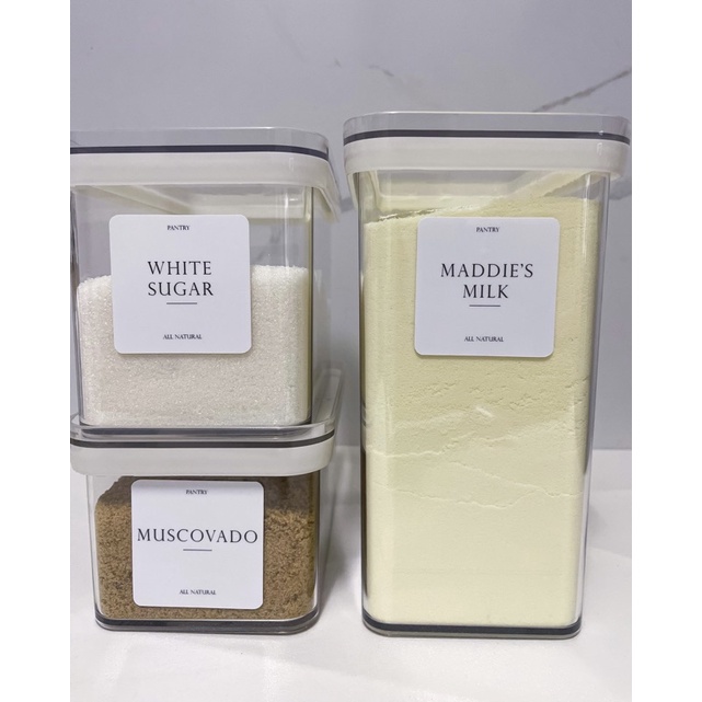 Airtight Square Sealed Container Storage Refrigerator Kitchen Grain ...