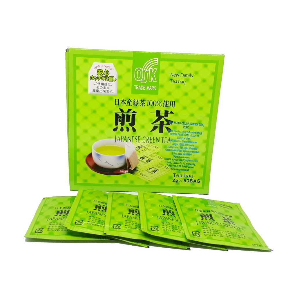 HIJAU Osk Japanese Greentea Japanese Green Tea Osk Green Tea Original Sachet | Shopee Philippines
