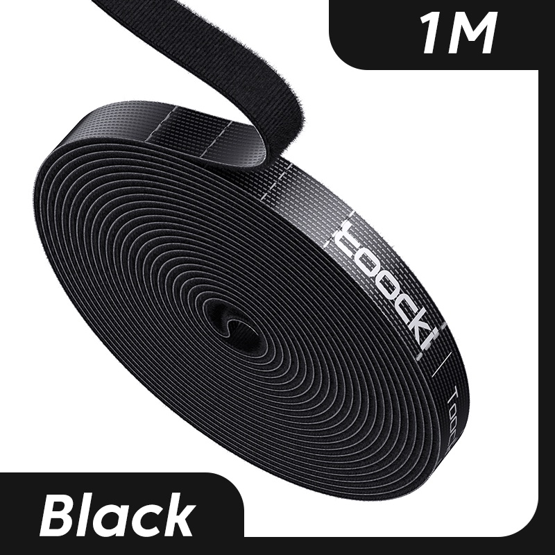 Toocki 1M-5M Tearable Velcro straps Cable Organizer Self Adhesive ...