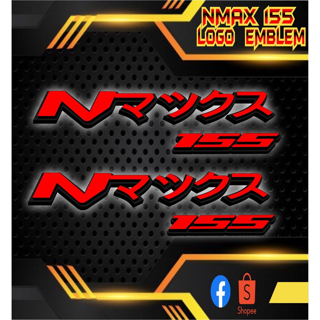 NMAX 155 Japan yamaha Motorcycle Logo Emblem Laser Cut durable and ...