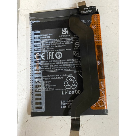 New Battery 5000mAh BM57 Battery For Xiaomi Redmi Note 10 5G BM57 ...