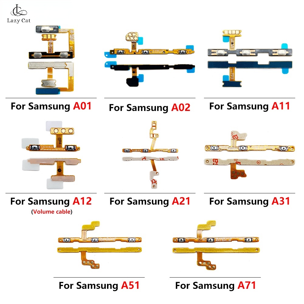 New Volume Power Switch On Off Button Key Flex Cable For Samsung Galaxy ...