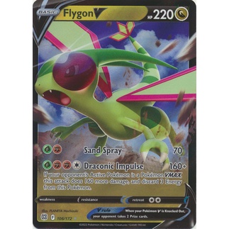 Flygon V - 106/172 - Ultra Rare | Pokemon Trading Card Game | Shopee ...