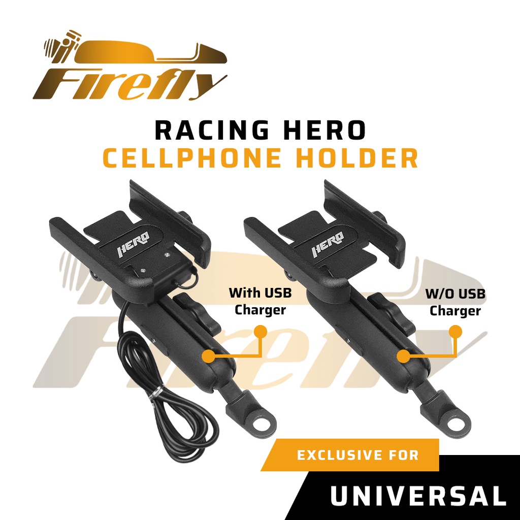 Motorcycle CP Holder 360° Rotation (With Charger & W/O Charger) Premium ...