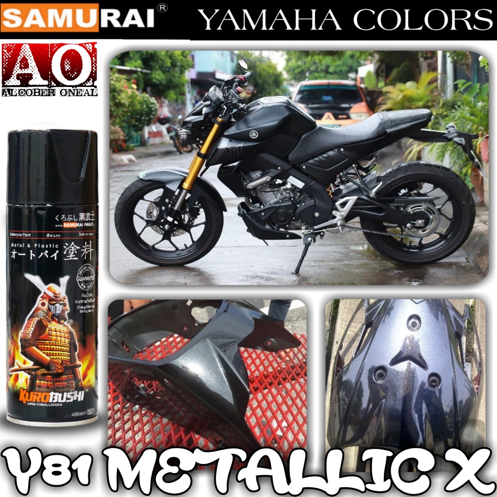SAMURAI Spray Paint YAMAHA Y81* Metallic X - Cash On Delivery | Shopee Philippines