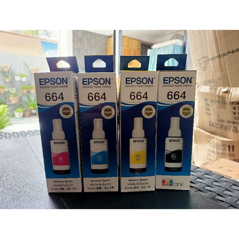 EPSON 664 ORIGINAL GENUINE INK BOTTLE | Shopee Philippines