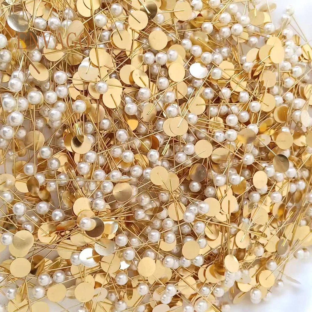 10pcs Gold / Metallic Silver Plated Alloy Copper Long Brooch Pin DIY ...