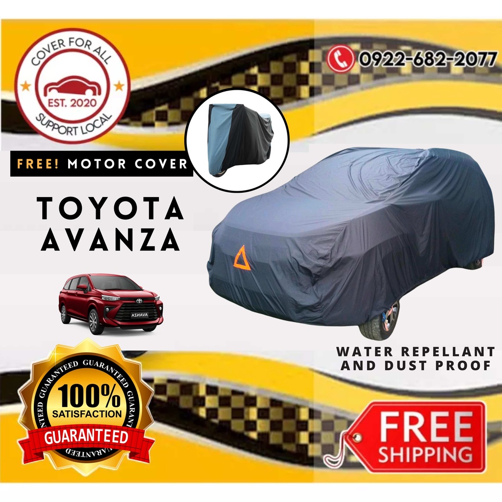 TOYOTA AVANZA CAR COVER HIGH QUALITY *WATER REPELLANT AND DUST PROOF ...