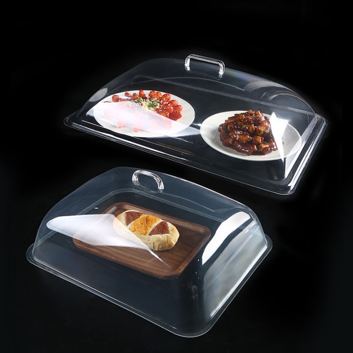 Yo-Fun Transparent flip pc cover rectangular tray food cake cover Hotel ...