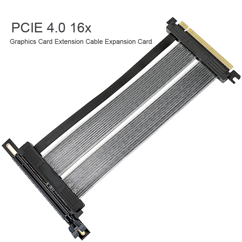 PCIE 4.0 16x Riser Cable Graphics Card Extension Cable PCI E Port GPU ...