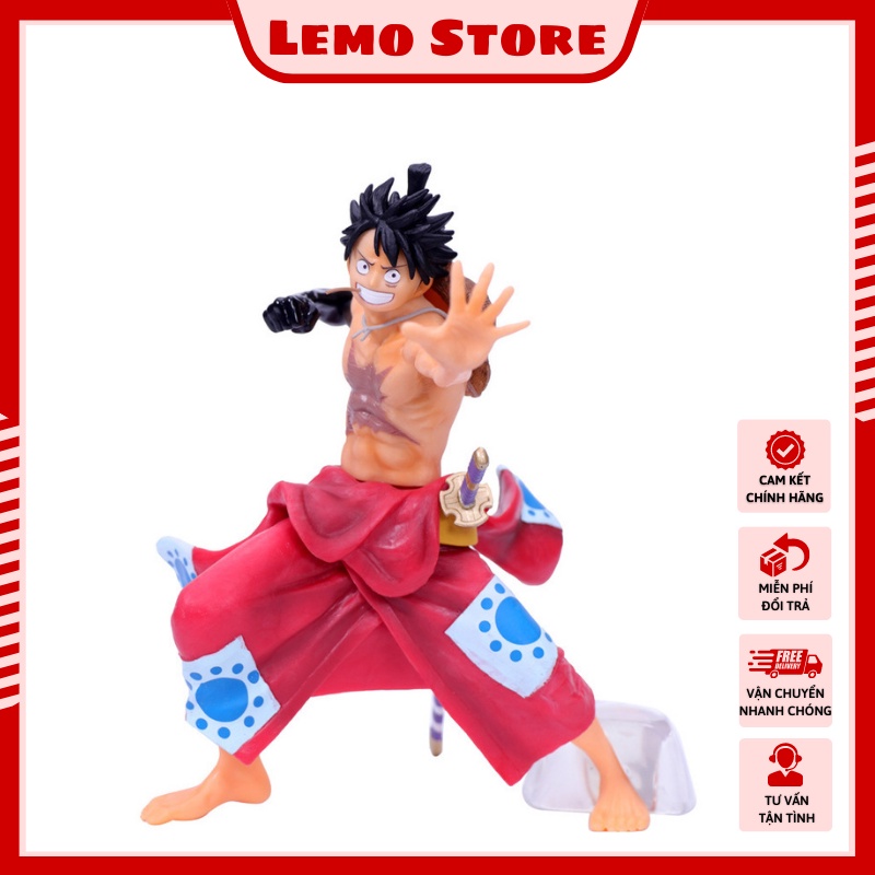 One Piece Model Luffy Character Armed in Wano Nation 24cm High No Box ...