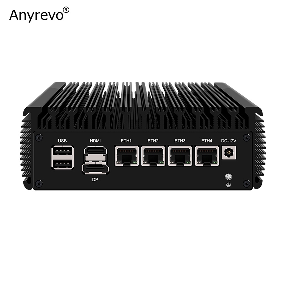 2 5g Soft Router Intel N5105 Quad Core Mini Pc With 4 Intel I225v B3 2500m Lan Dp Hdmi Type C