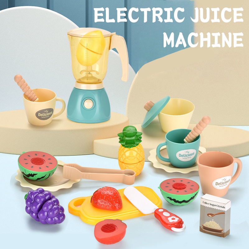 Big Size Kitchen Juicer toys Set Kids Pretend Play Toy Kitchen toy play set Toy mixer kids ...