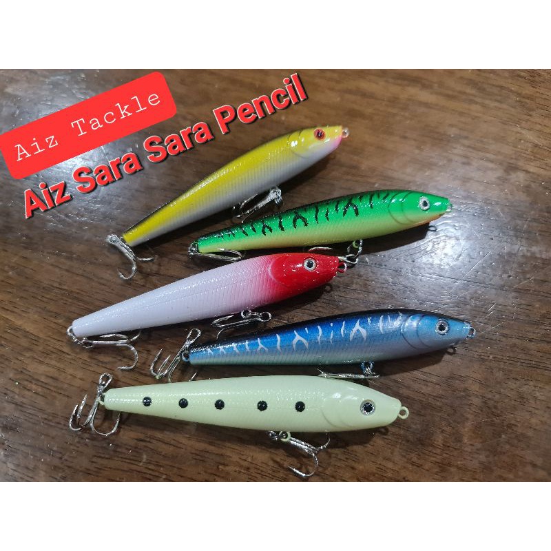Aiz Sara Sara Pencil / Top Water Floating Pencil / Pencil For Siakap ...