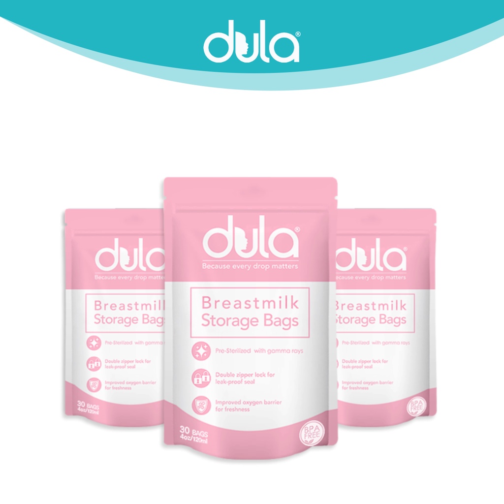 Dula Breastmilk Storage Bags 4oz 120ml 90Pcs. | Shopee Philippines