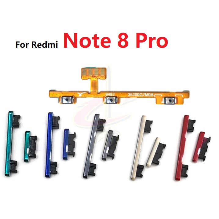 Power button flex For Redmi Note 8 Pro on off volume button | Shopee ...