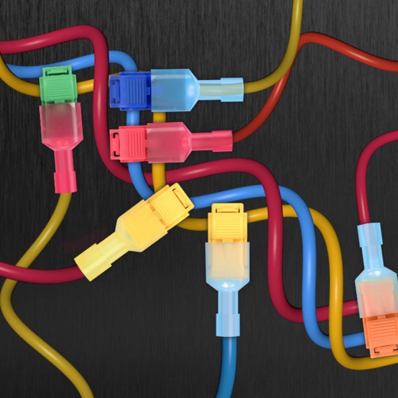 10 set T-type Terminal Block Wire And Cable Connection Clip Quick Peel ...