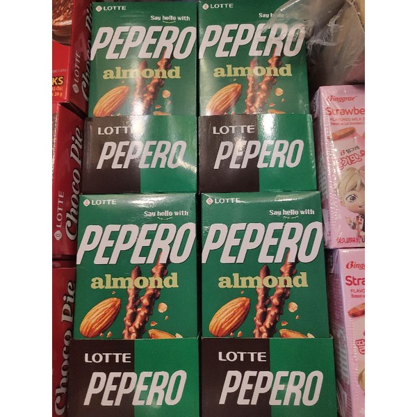 Lotte Pepero Almond Chocolate | Shopee Philippines