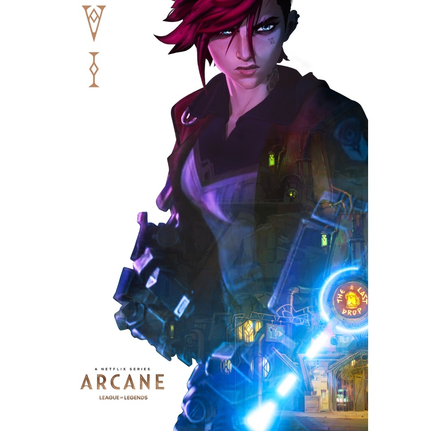 Arcane League of Legends Jinx A4 Size Poster | Shopee Philippines