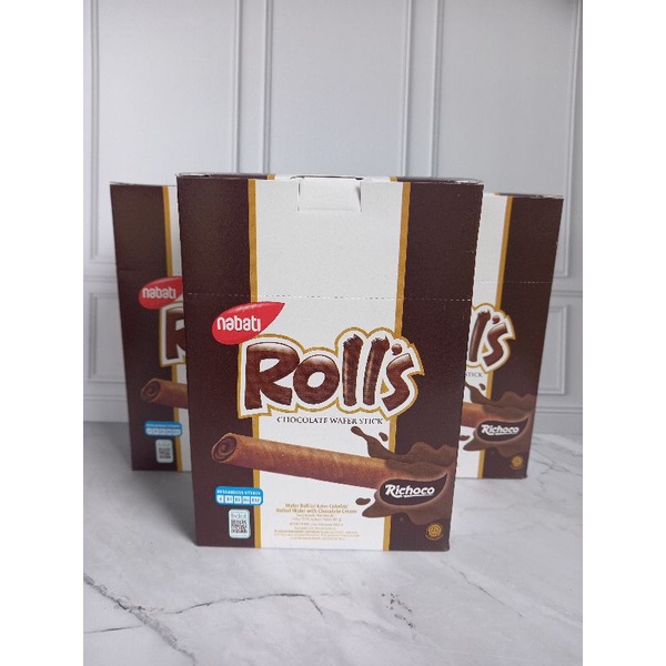 Vegetable roll richoco chocolate flavored wafer stick (20pcs / box) | Shopee Philippines