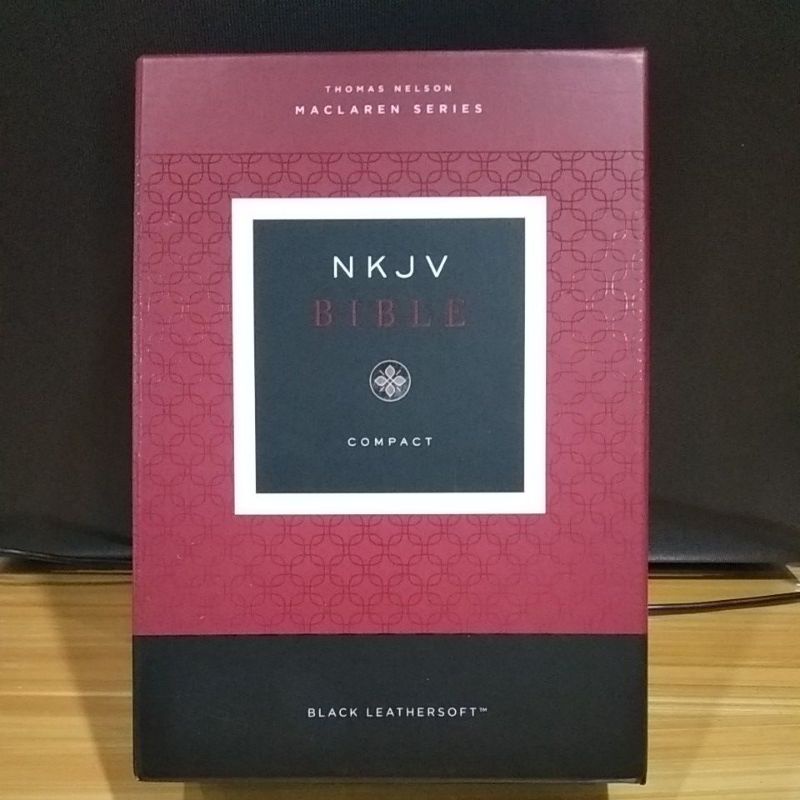 NKJV, Compact Bible, Maclaren Series, Leathersoft, Black | Shopee ...