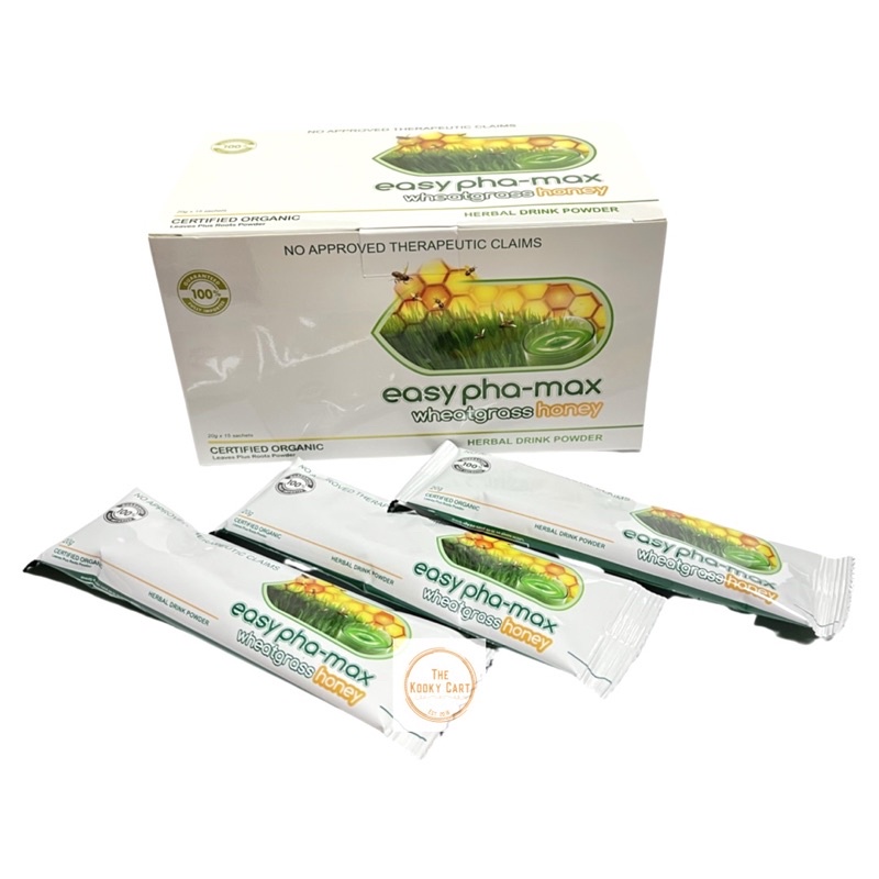 Easy Pha-max Wheatgrass Honey Drink Herbal Powder (20 grams x 15 ...