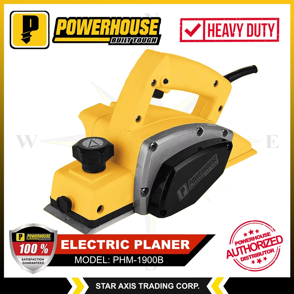 Powerhouse Electric Planer ( PHM-1900B ) | Shopee Philippines
