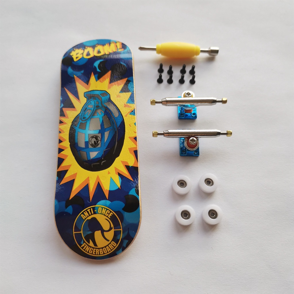 32mm Real Wear Graphic Fingerboard Set with Professional Finger ...