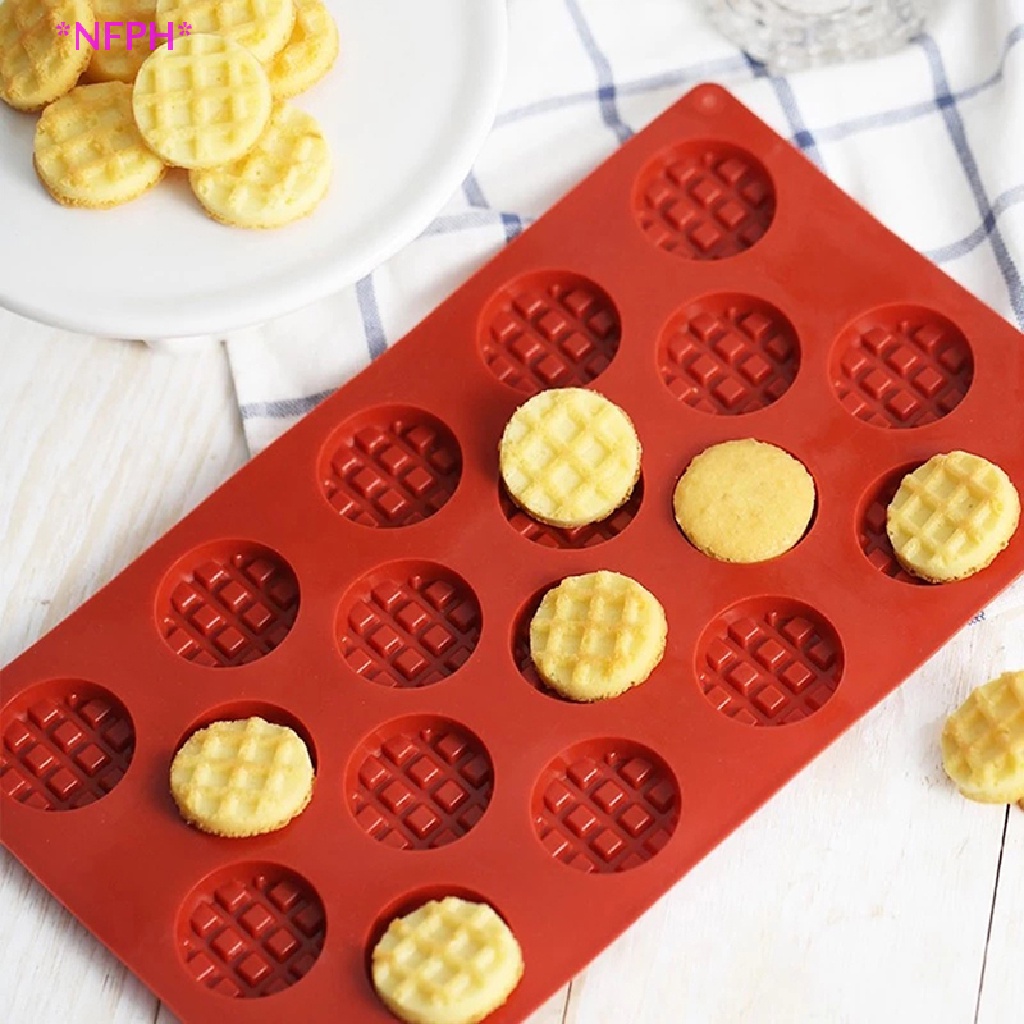 CKFR Waffle Silicone Mold DIY Round Waffle Making Tool Practical ...