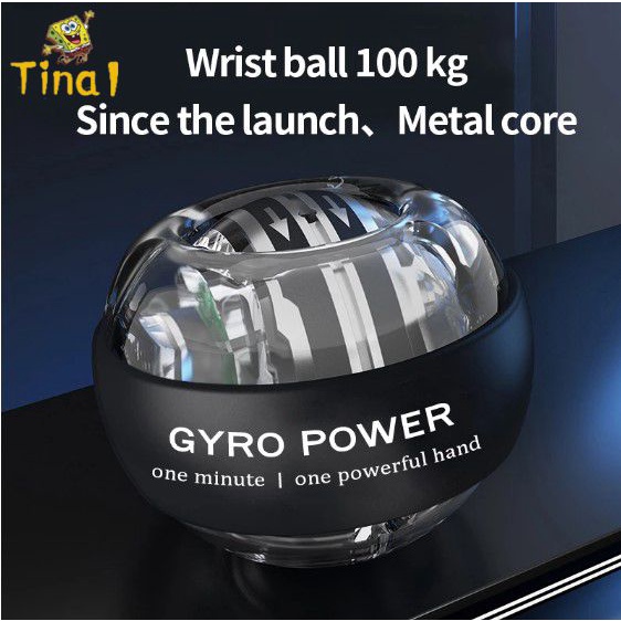 Exercise Ball Wrist powerball Gyro LED Ball Wrist and Forearm Exercise ...
