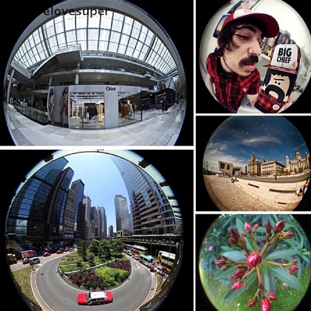 AD1PH 3In1 Mobile Phone Fish Eye+Wide Angle+Macro Camera Lens For ...
