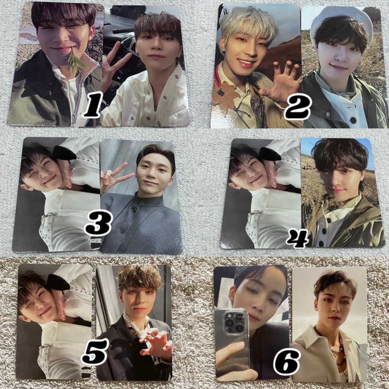 Seventeen Face the Sun photocard pc Path Shadow Ray Jeonghan Mingyu Seungkwan Hoshi Dino Wonwoo ...