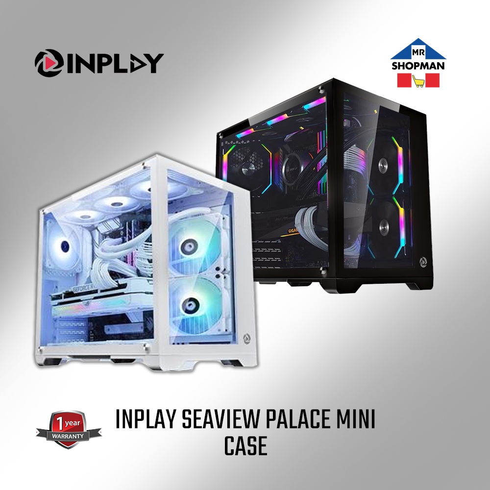 Inplay Seaview Palace Mini / Small Tempered Glass PC Case | Shopee ...
