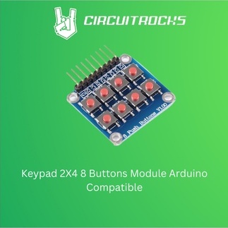Keypad 2X4 8 Buttons Module Arduino Compatible | Shopee Philippines