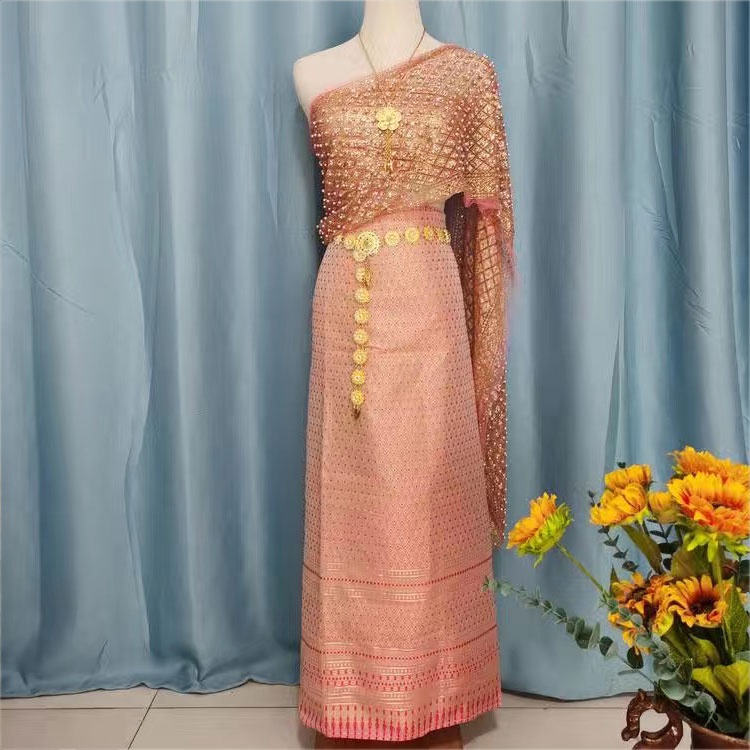 New Elegant Women Thai traditional Dress Costume Xia Dai Thai national ...